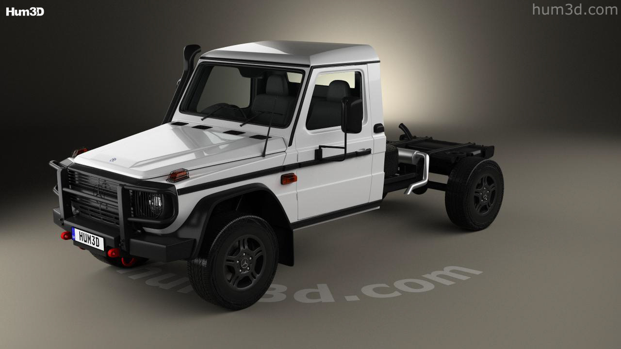 360 view of Mercedes-Benz G-class Single Cab Chassis 2020 3D model ...