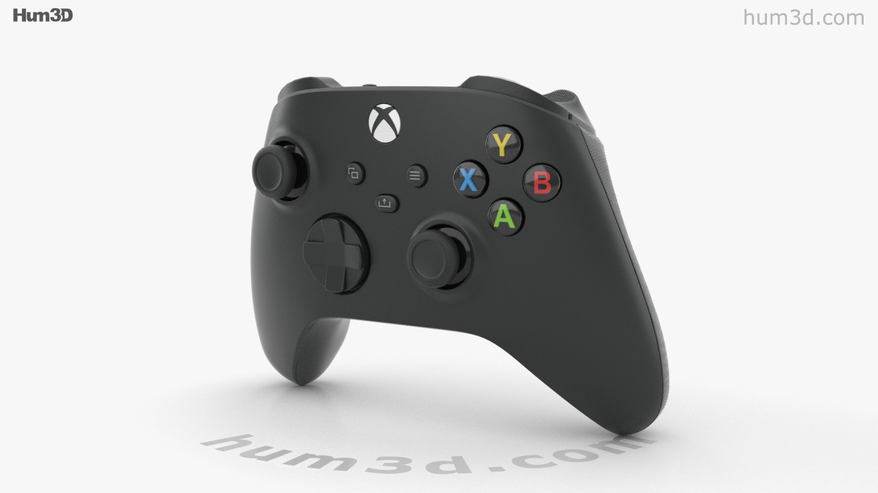 360 view of Microsoft Xbox Series X Controller 3D model - 3DModels store