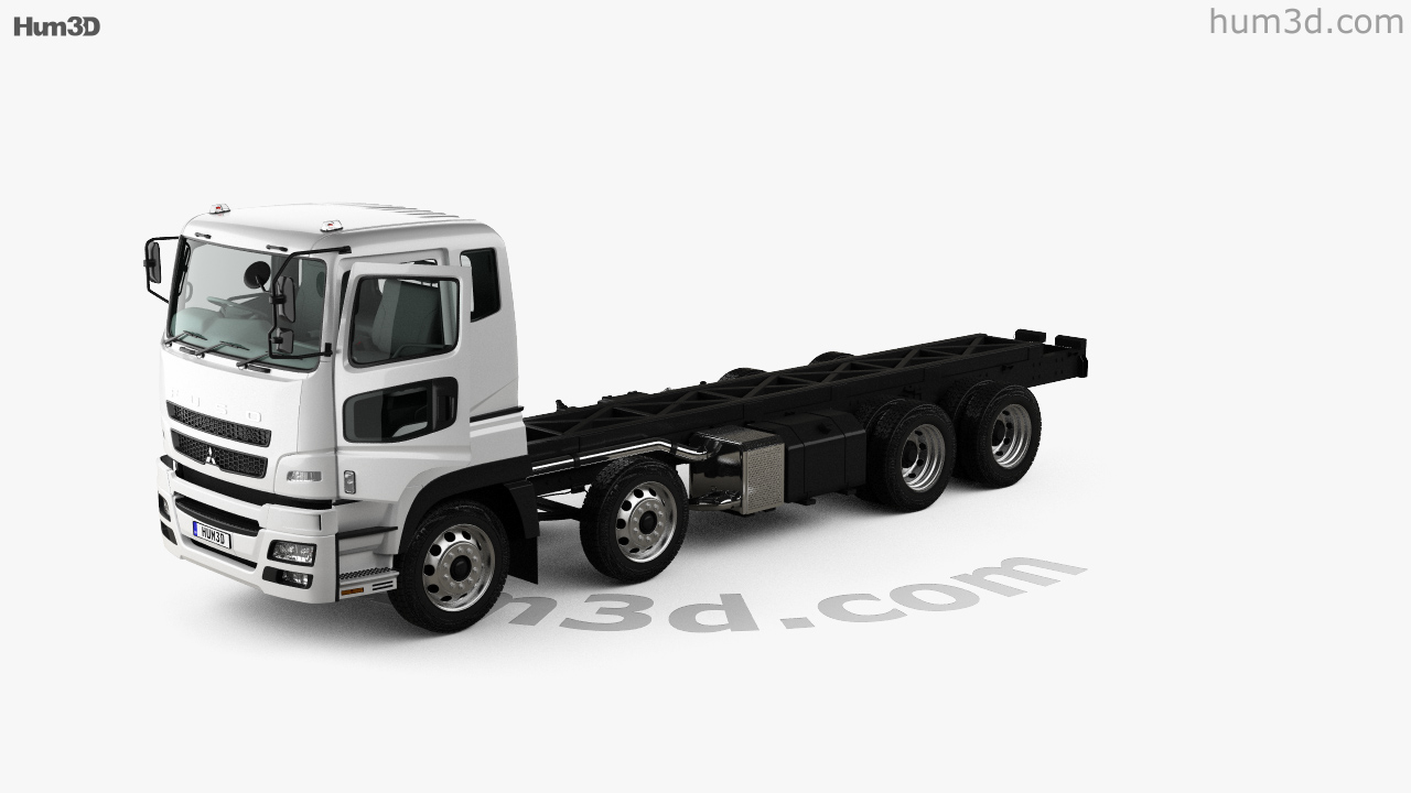 360 view of Mitsubishi Fuso Heavy Chassis Truck with HQ interior 2020 ...