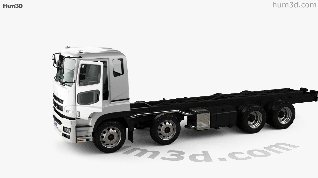 360 view of Mitsubishi Fuso Heavy Chassis Truck with HQ interior 2020 ...