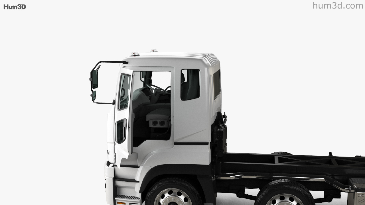 360 view of Mitsubishi Fuso Heavy Chassis Truck with HQ interior 2020 ...