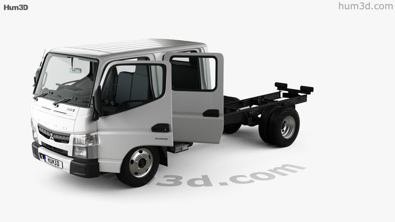 360 view of Mitsubishi Fuso Canter (515) City Crew Cab Chassis Truck ...