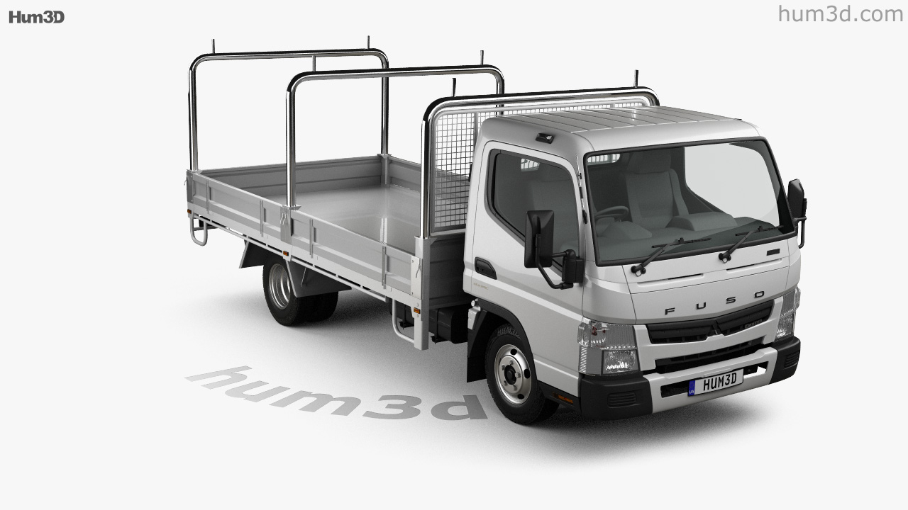 360 view of Mitsubishi Fuso Canter (515) Wide Single Cab Tray Truck ...