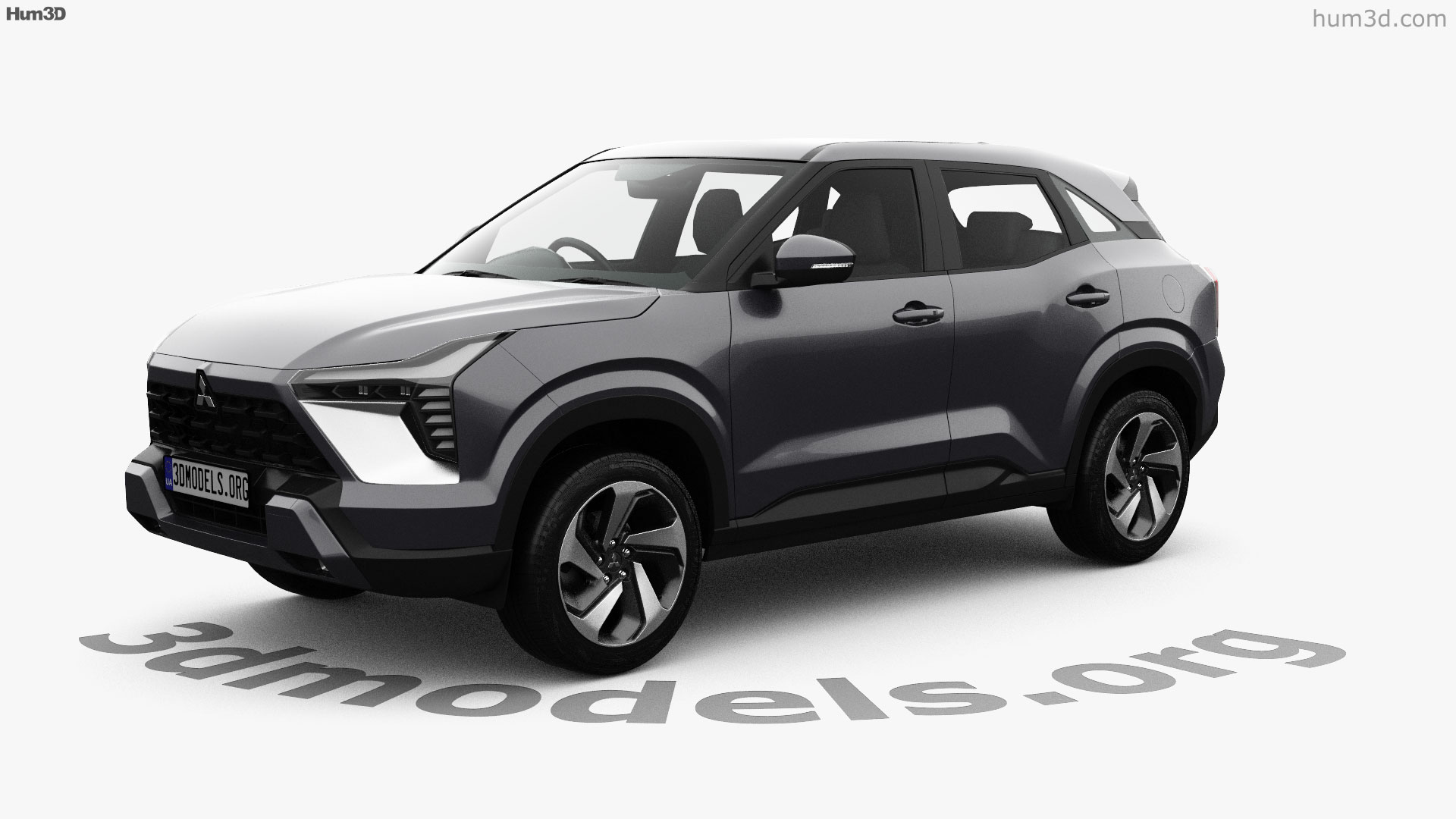 360 view of Mitsubishi Xforce 2025 3D model - 3DModels store