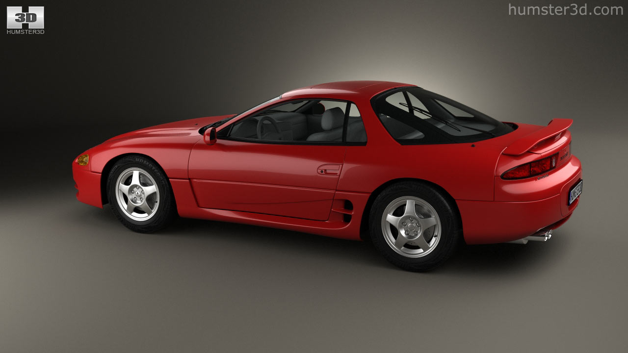 360 view of Mitsubishi 3000GT 1996 3D model - 3DModels store