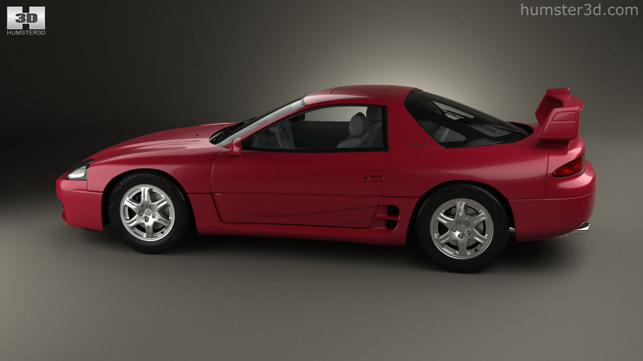 360 view of Mitsubishi 3000GT 2001 3D model - 3DModels store