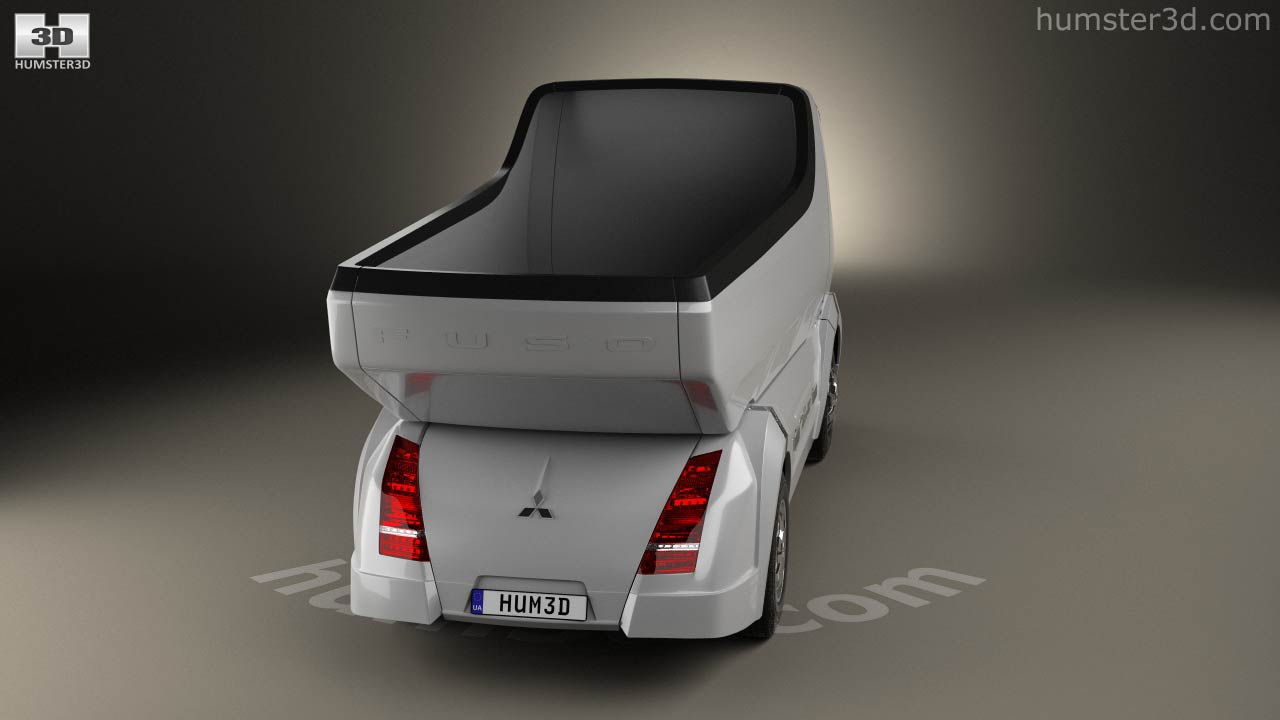 360 view of Mitsubishi Fuso Canter Eco D hybrid Truck 2008 3D model ...
