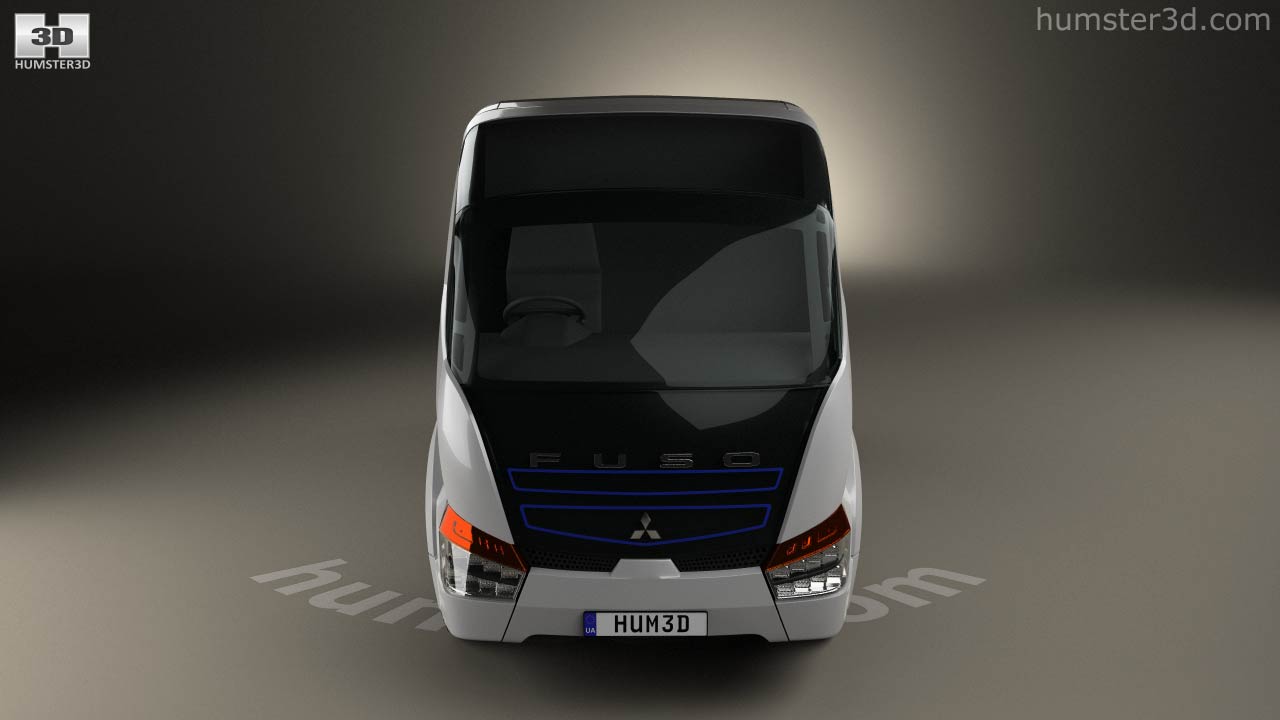 360 view of Mitsubishi Fuso Canter Eco D hybrid Truck 2008 3D model ...