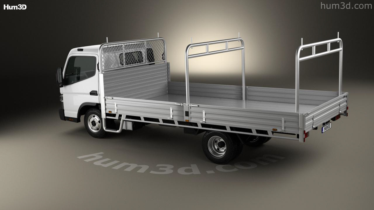 360 view of Mitsubishi Fuso Canter 515 Wide Single Cab Alloy Tray Truck ...