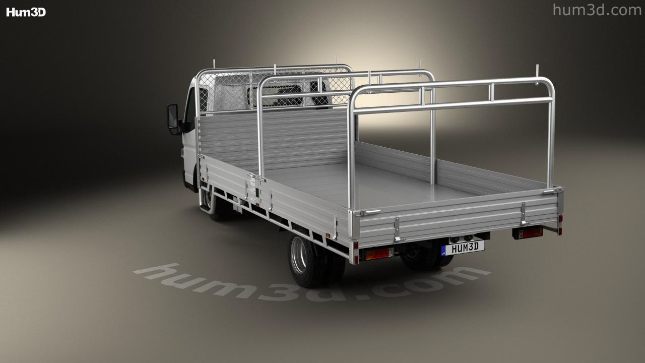 360 view of Mitsubishi Fuso Canter 515 Wide Single Cab Alloy Tray Truck ...
