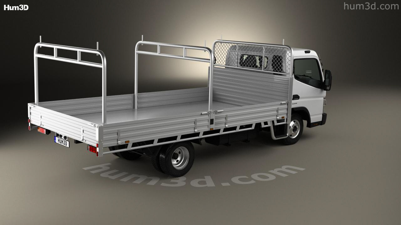 360 view of Mitsubishi Fuso Canter 515 Wide Single Cab Alloy Tray Truck ...