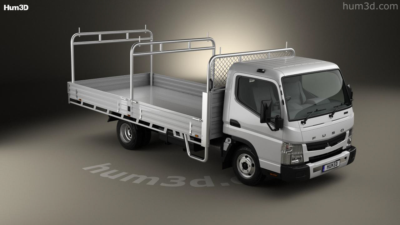 360 view of Mitsubishi Fuso Canter 515 Wide Single Cab Alloy Tray Truck ...