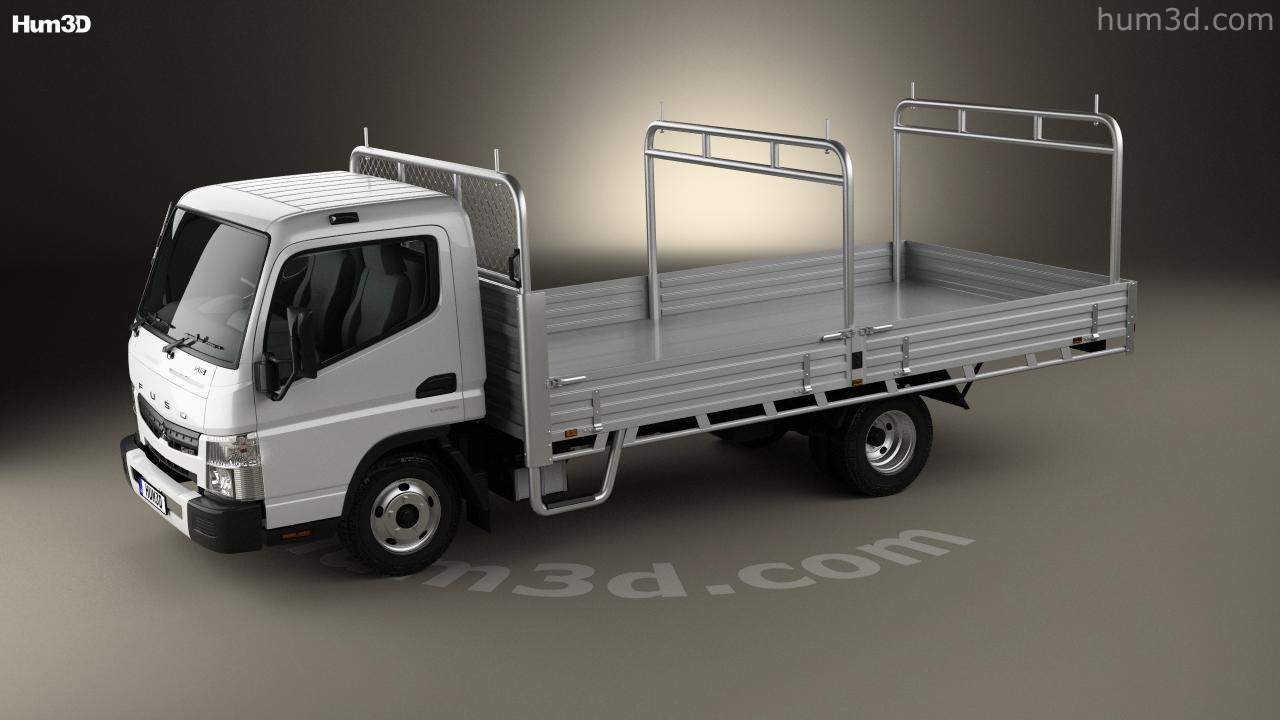 360 view of Mitsubishi Fuso Canter 515 Wide Single Cab Alloy Tray Truck ...