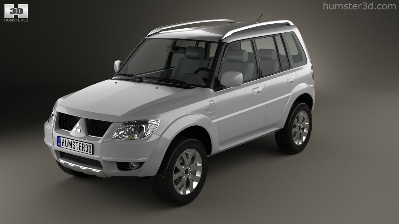 360 view of Mitsubishi Pajero TR4 2015 3D model - 3DModels store