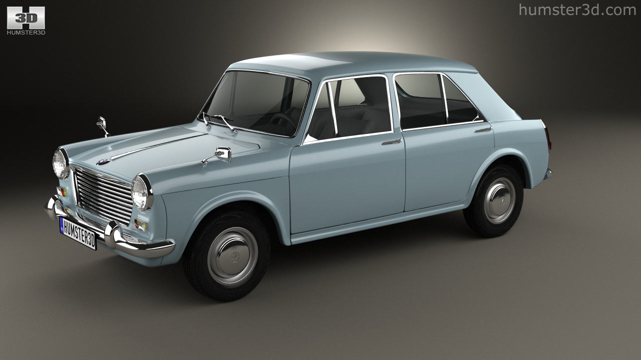 360 view of Morris 1100 (ADO16) 1962 3D model - 3DModels store