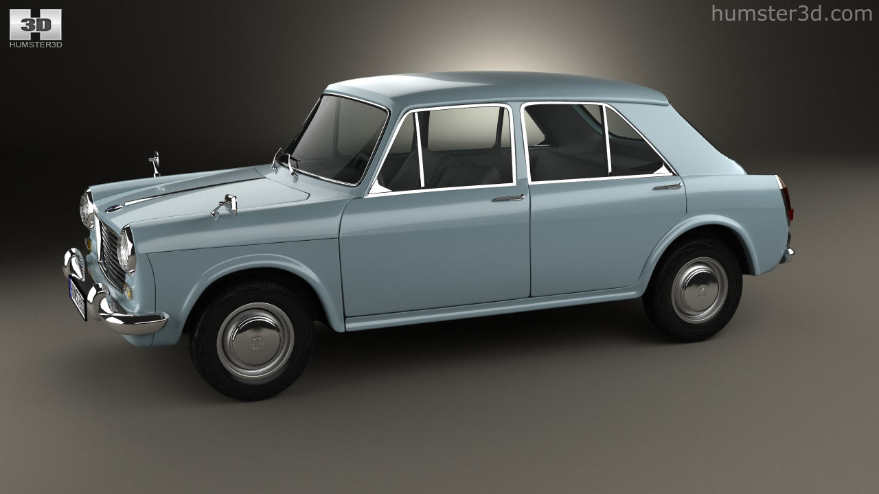 360 view of Morris 1100 (ADO16) 1962 3D model - 3DModels store