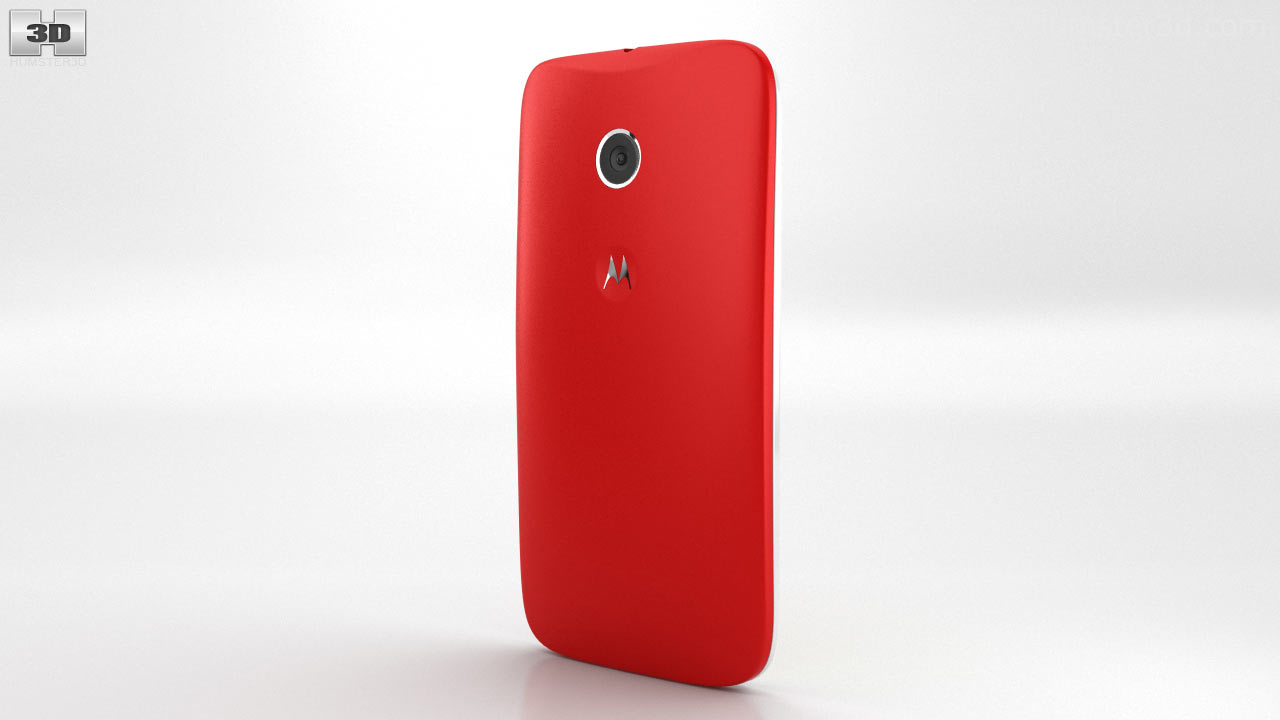 360 view of Motorola Moto E Cherry & White 3D model - 3DModels store