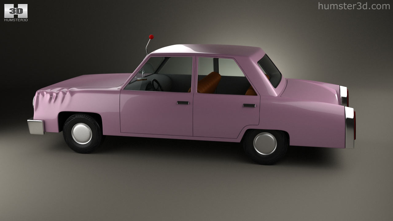 360 view of The Simpsons Homer Car 1989 3D model - 3DModels store
