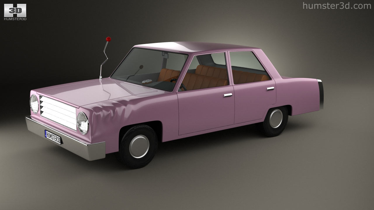 360 view of The Simpsons Homer Car 1989 3D model - 3DModels store