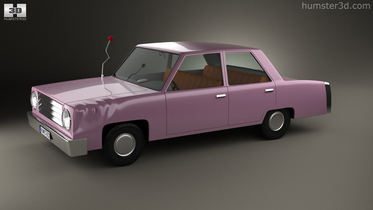 360 view of The Simpsons Homer Car 1989 3D model - 3DModels store