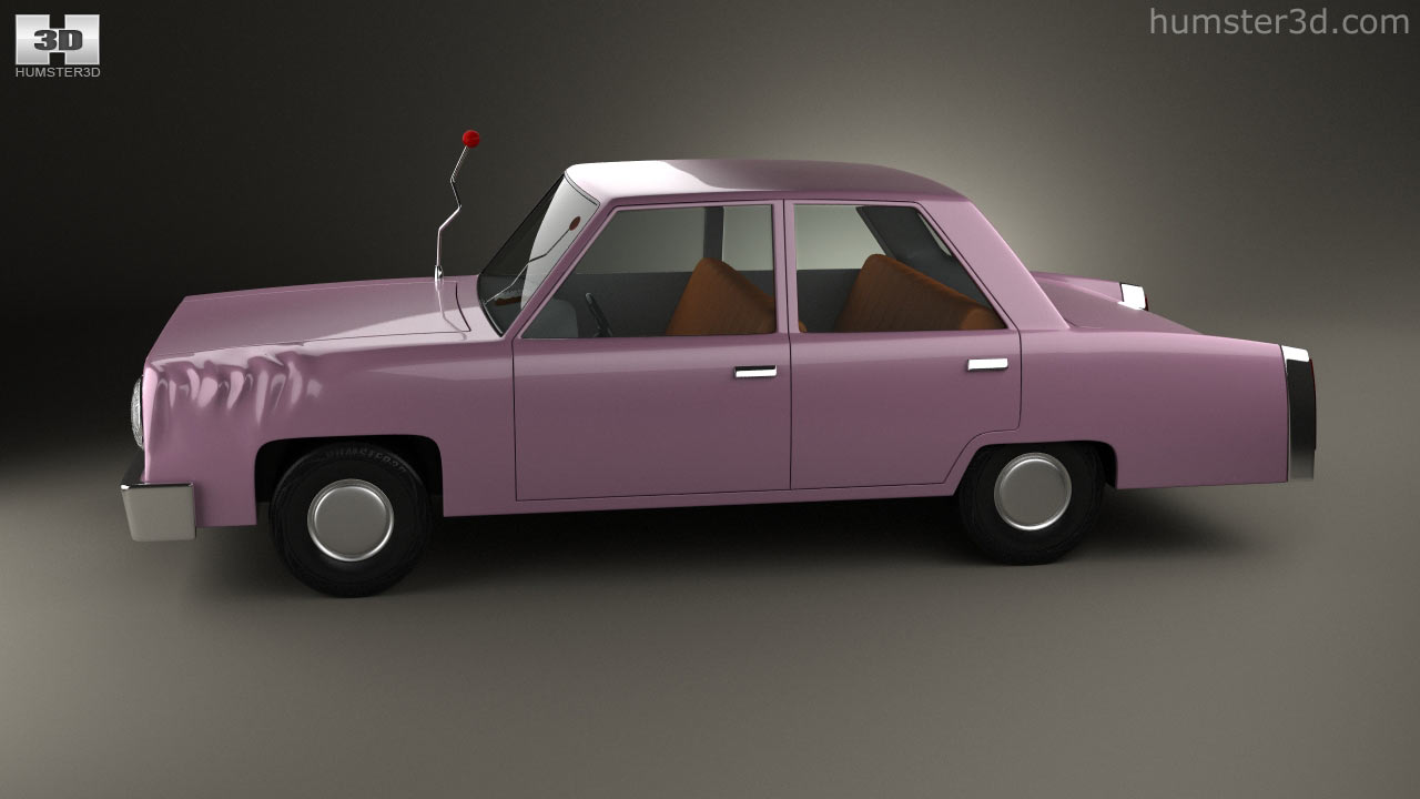 360 view of The Simpsons Homer Car 1989 3D model - 3DModels store