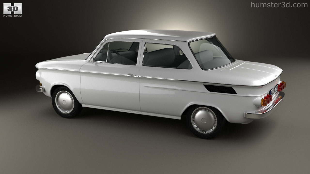 360 view of NSU Prinz 1000 1961 3D model - 3DModels store