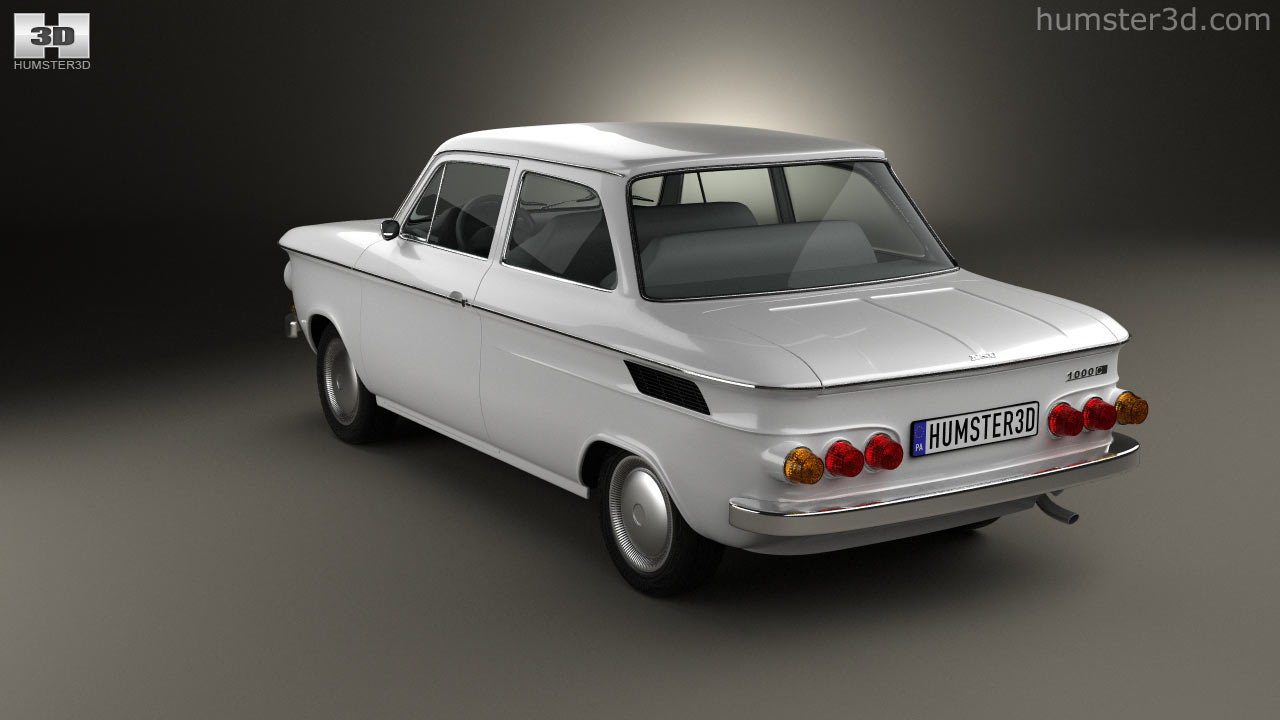 360 view of NSU Prinz 1000 1961 3D model - 3DModels store