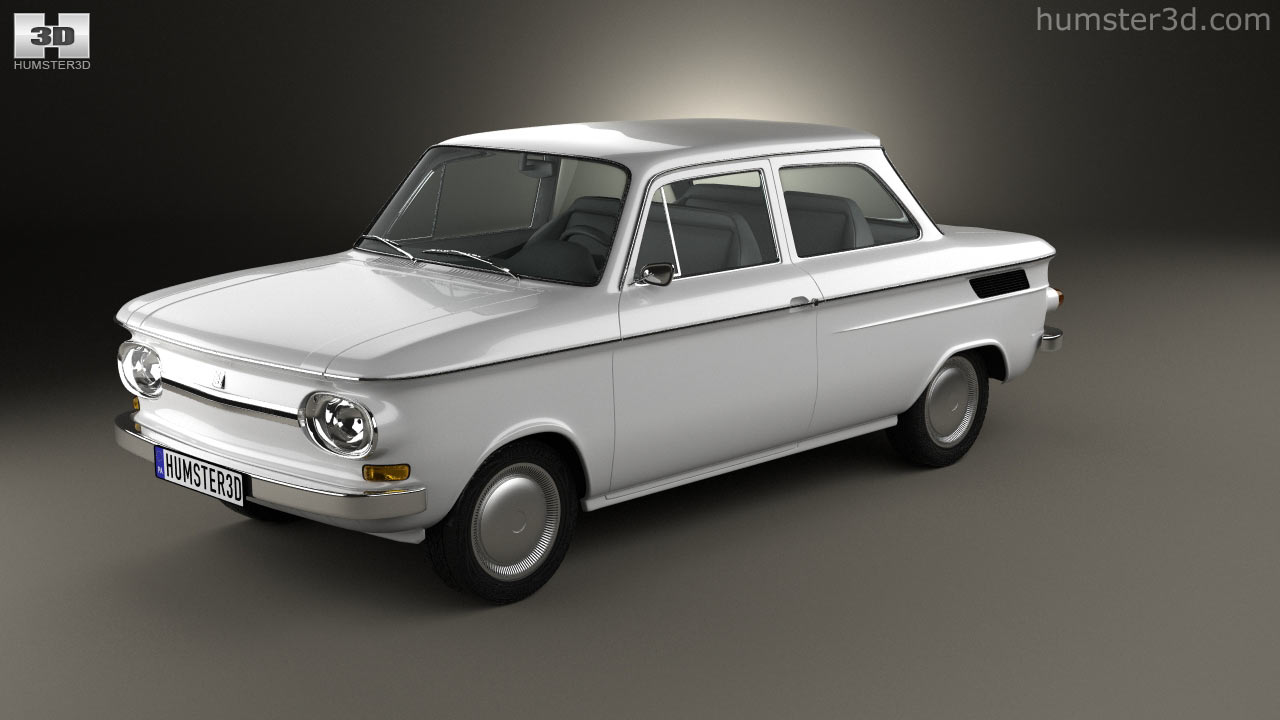 360 view of NSU Prinz 1000 1961 3D model - 3DModels store