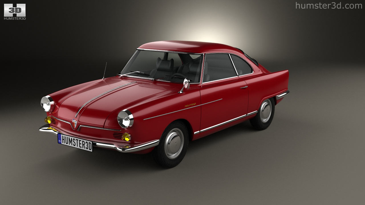 360 view of NSU Sport Prinz 1958 3D model - 3DModels store