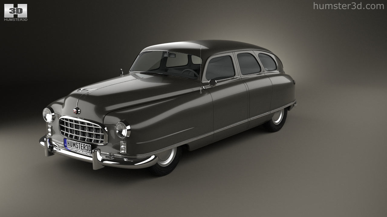 360 view of Nash Ambassador 1949 3D model - 3DModels store