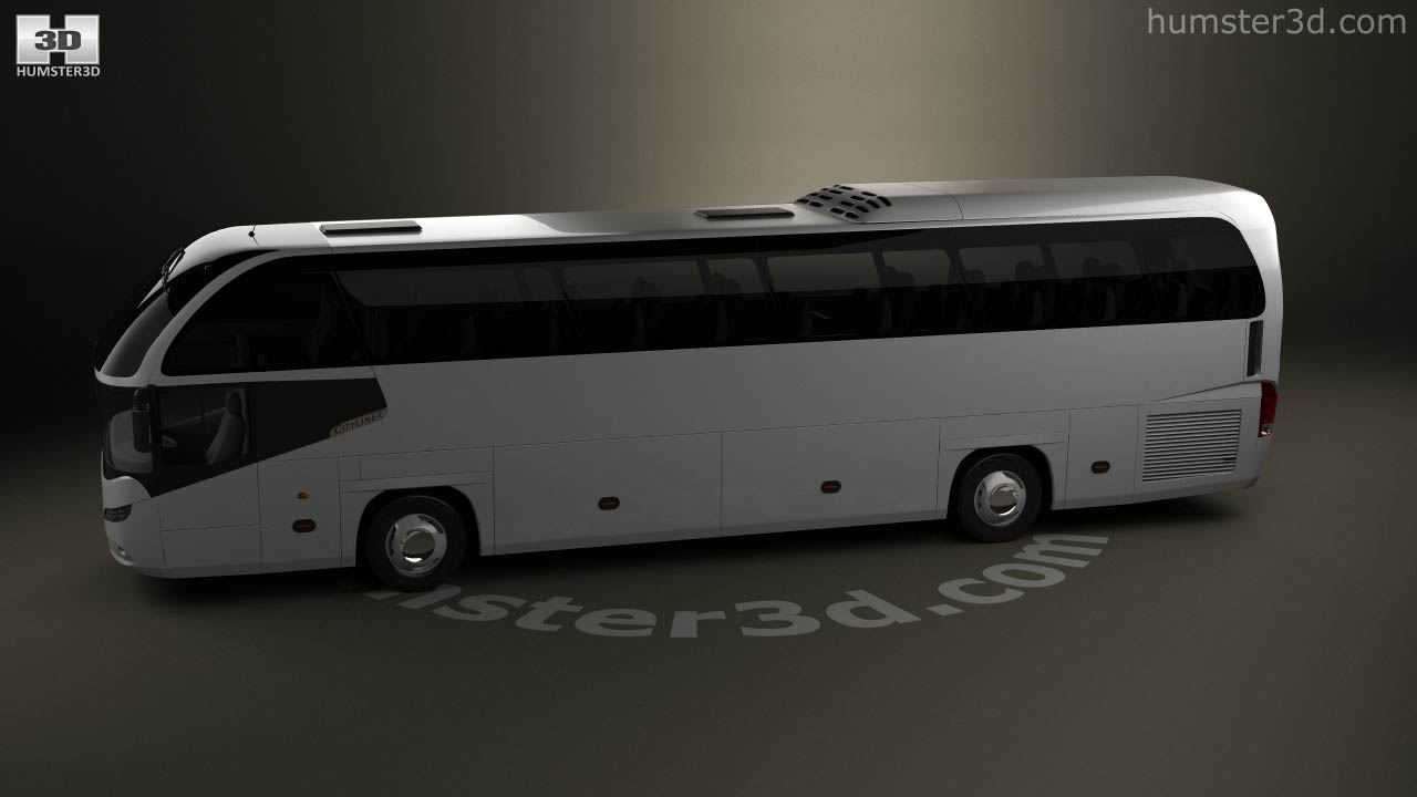 360 view of Neoplan Cityliner HD bus 2006 3D model - 3DModels store