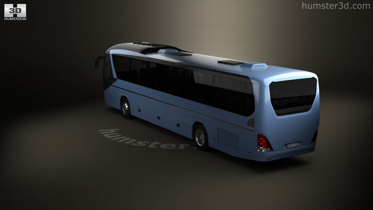 360 view of Neoplan Jetliner bus 2012 3D model - 3DModels store
