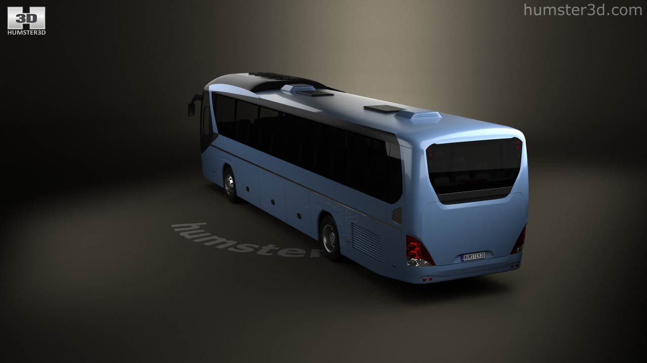 360 view of Neoplan Jetliner bus 2012 3D model - 3DModels store
