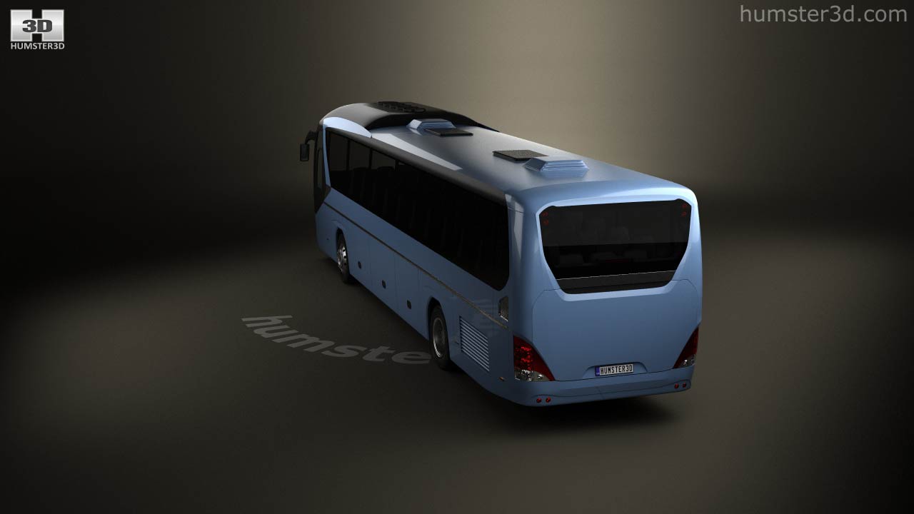 360 view of Neoplan Jetliner bus 2012 3D model - 3DModels store