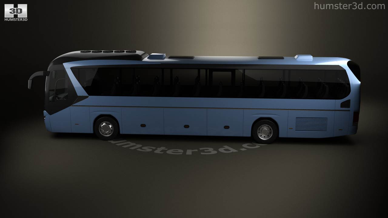 360 view of Neoplan Jetliner bus 2012 3D model - 3DModels store