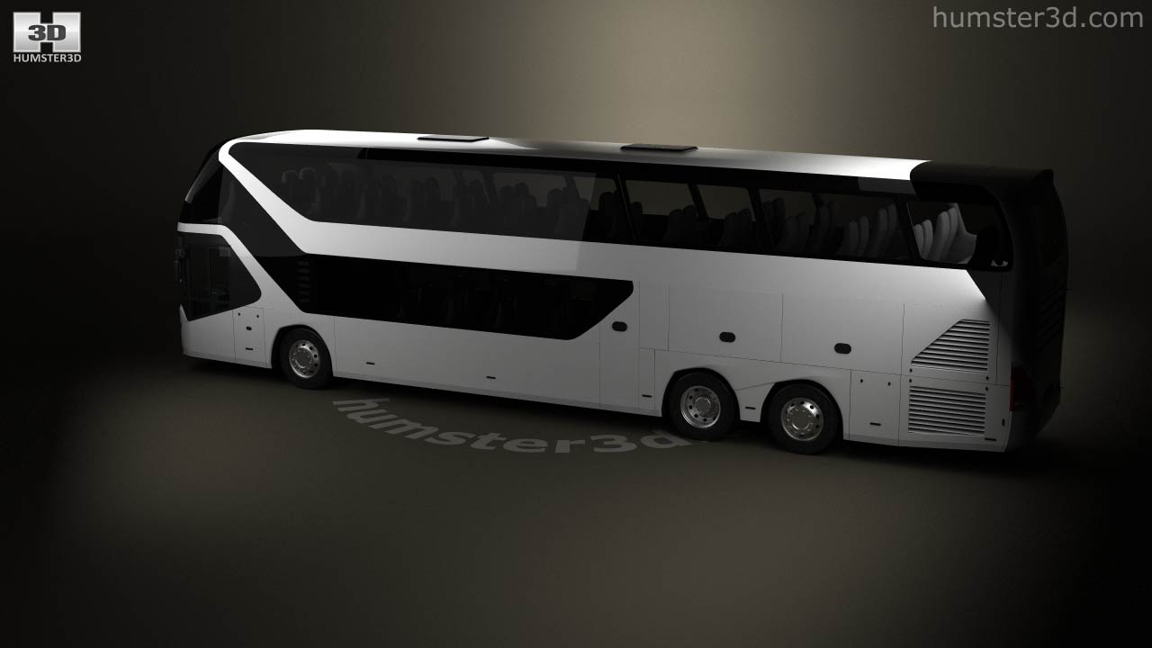 360 view of Neoplan Skyliner bus 2010 3D model - 3DModels store