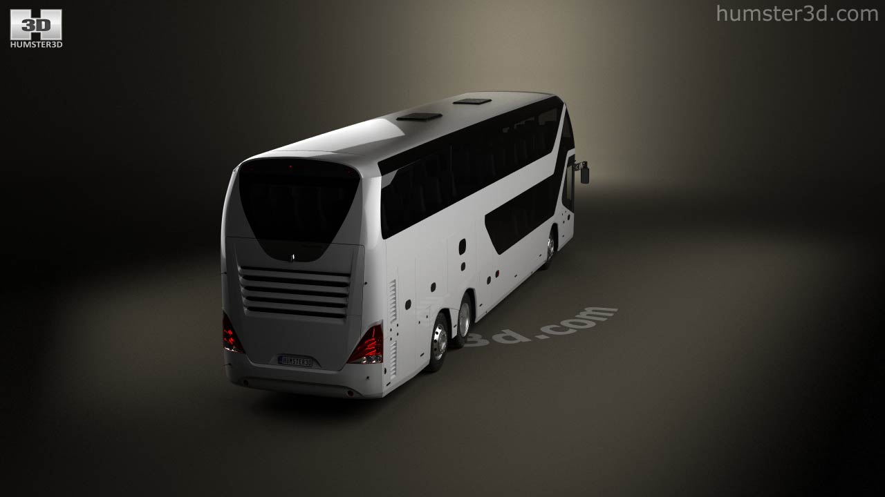 360 view of Neoplan Skyliner bus 2010 3D model - 3DModels store