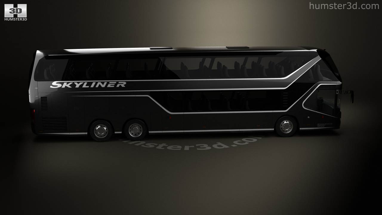 360 view of Neoplan Skyliner bus 2015 3D model - 3DModels store