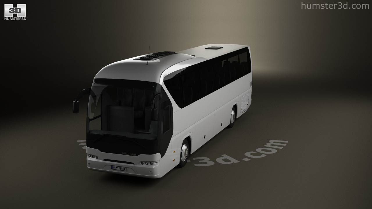 360 view of Neoplan Tourliner SHD bus 2007 3D model - 3DModels store