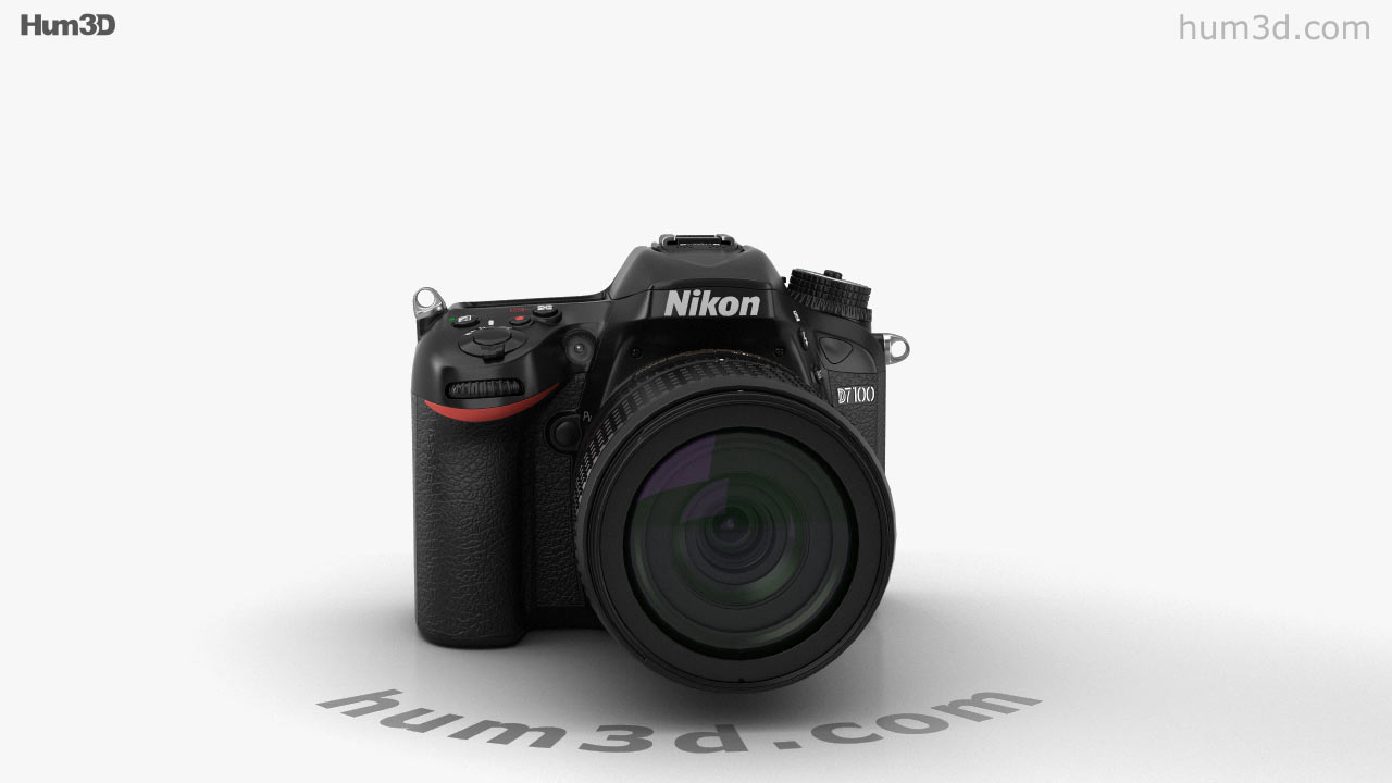 360 view of Nikon D7100 3D model - 3DModels store