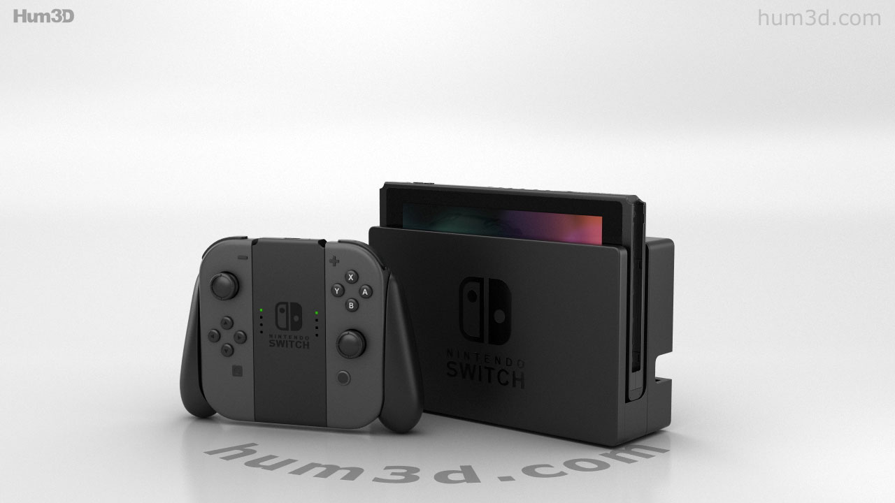 360 view of Nintendo Switch 3D model - 3DModels store