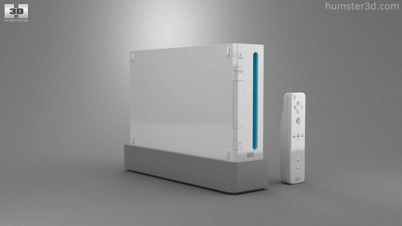 360 view of Nintendo Wii 3D model - 3DModels store