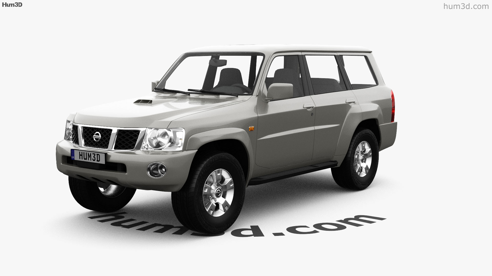 Nissan Patrol (Y61) 2007 3Dモデルの360ビュー-3DModelsストア