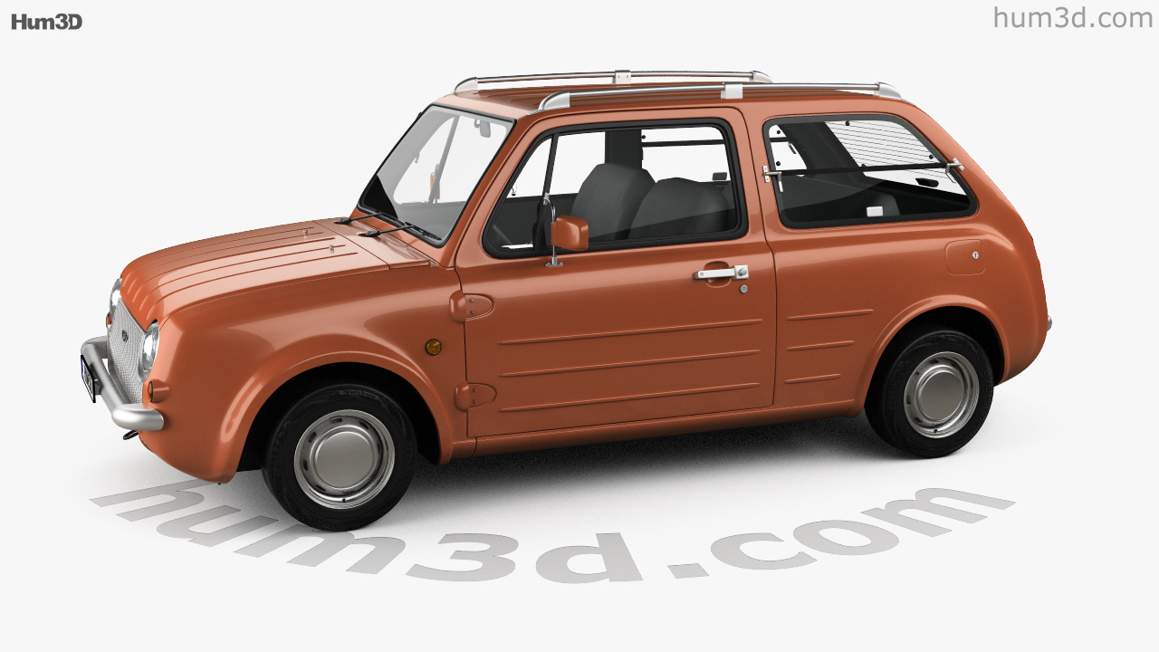 360 view of Nissan Pao 1991 3D model - 3DModels store
