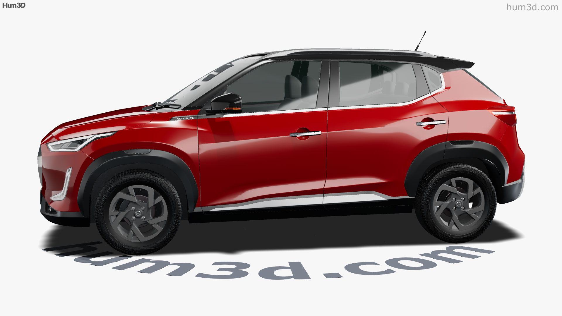 360 view of Nissan Magnite 2023 3D model - 3DModels store