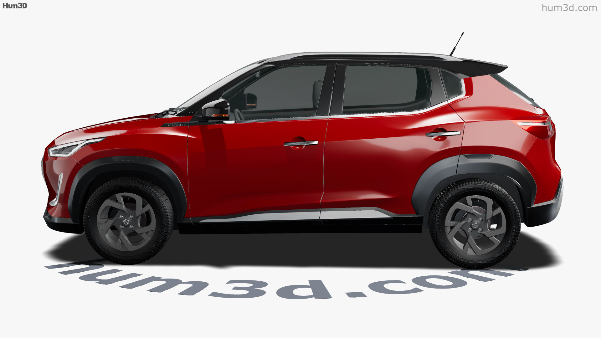 360 view of Nissan Magnite 2023 3D model - 3DModels store