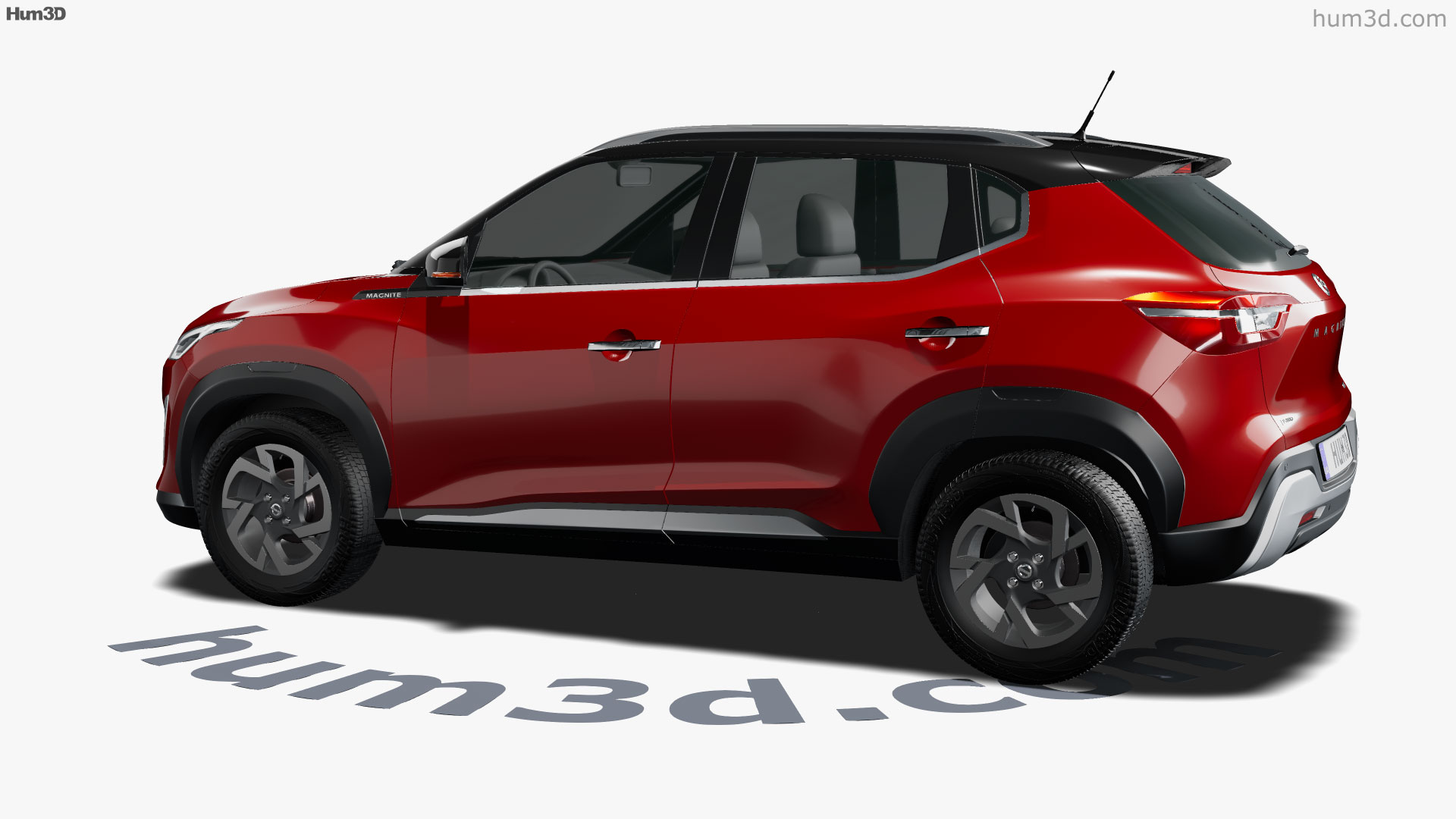 360 view of Nissan Magnite 2024 3D model - 3DModels store