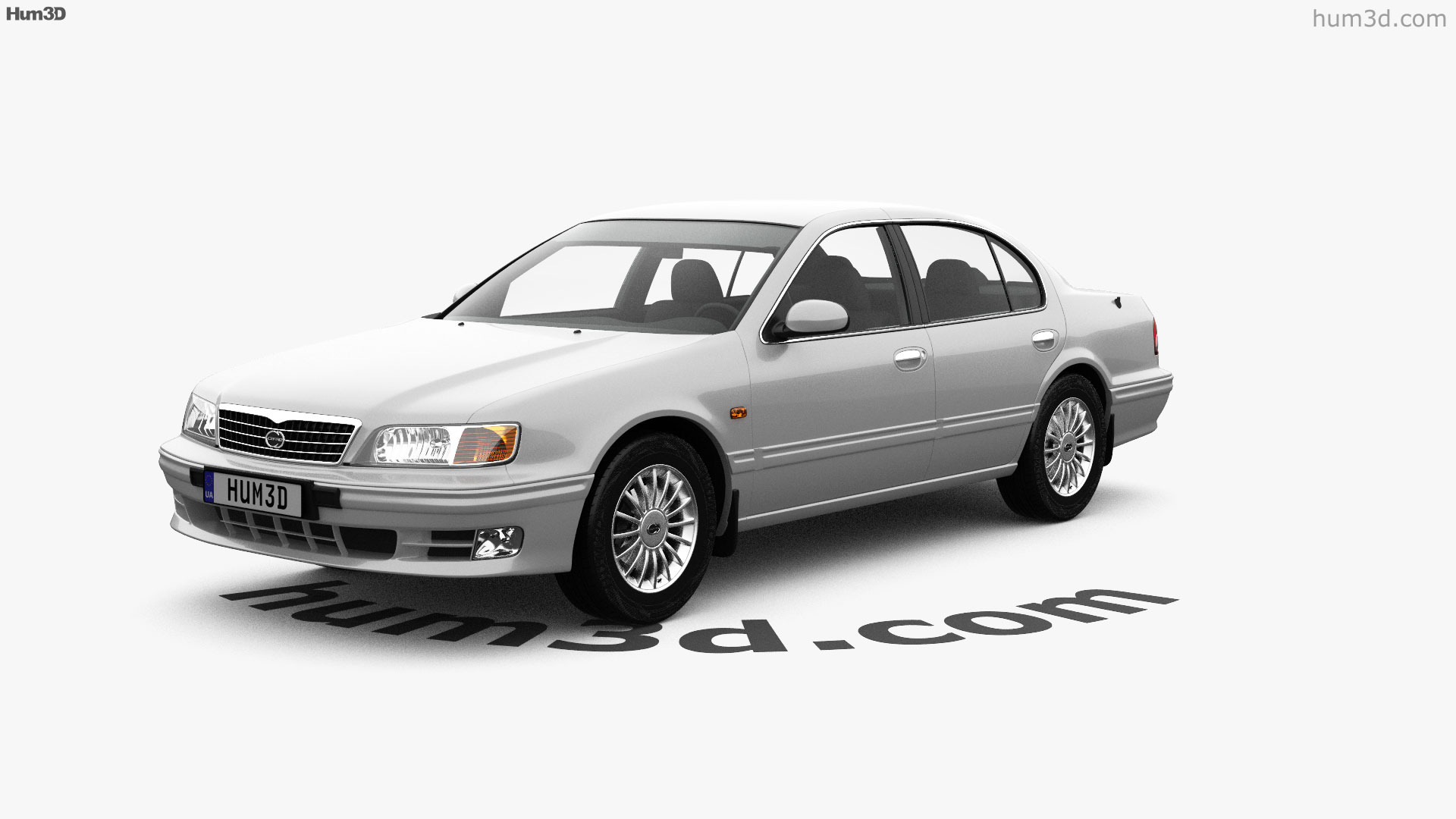 360 view of Nissan Cefiro 2004 3D model - 3DModels store