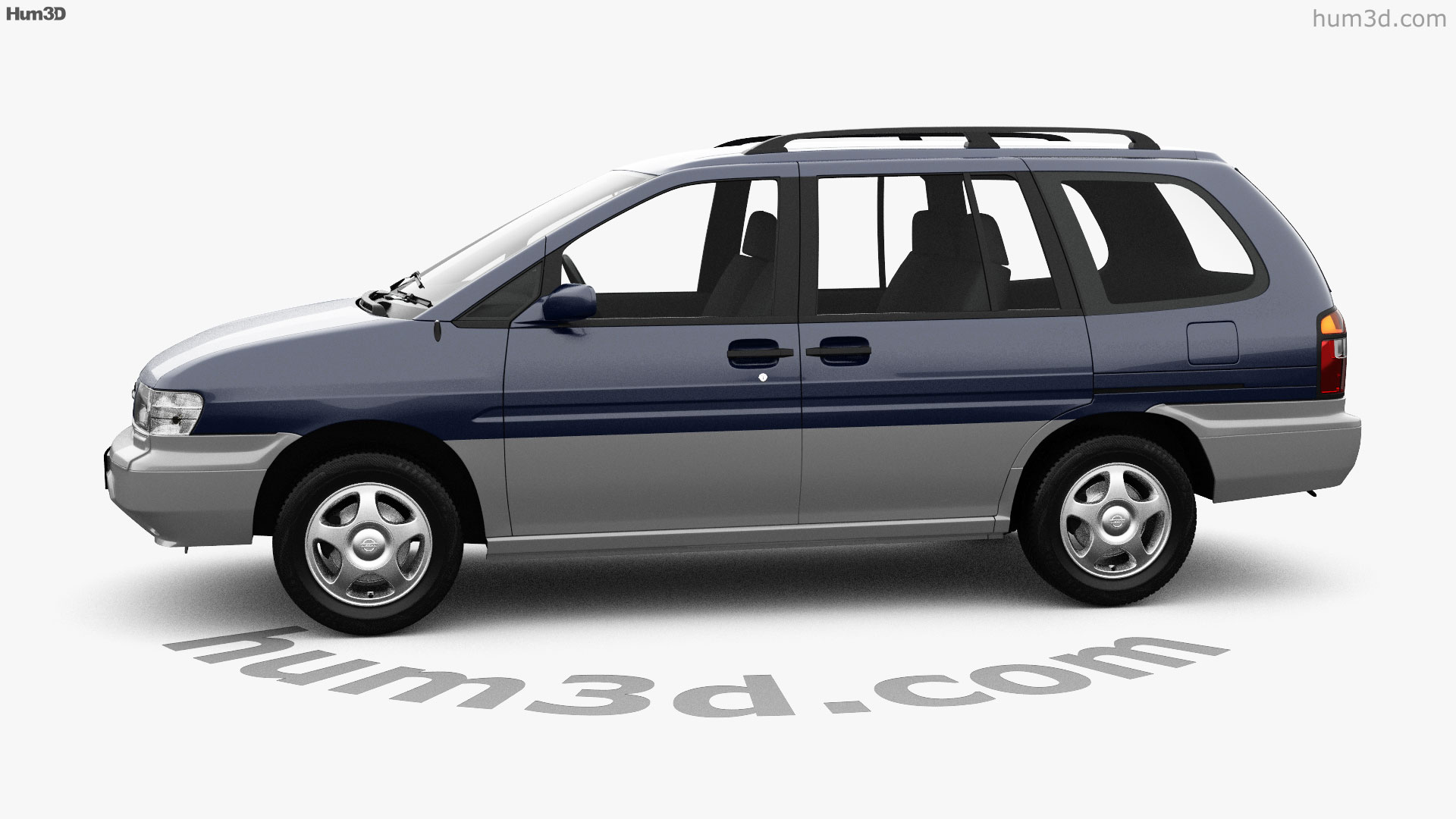 360 view of Nissan Prairie Joy 2002 3D model - 3DModels store