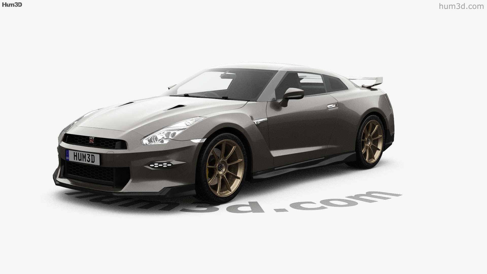 360 view of Nissan GT-R Premium Edition T-Spec 2024 3D model - 3DModels ...